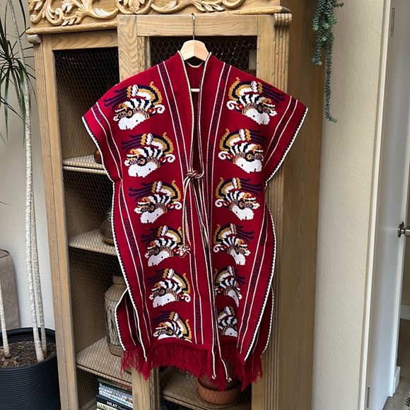 Vintage | Sweaters | Vintage Cuauhtemoc Aztec Emperor Chief Mexico ...